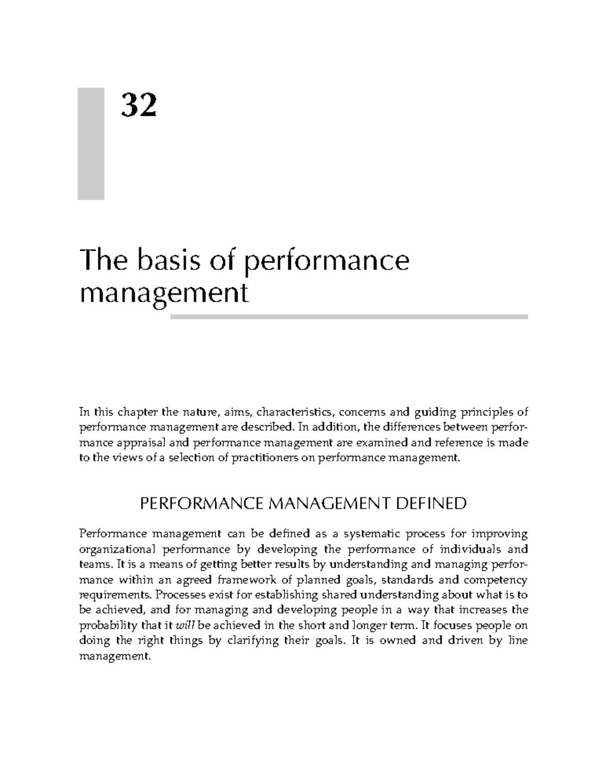 32 - Fundamentals of Performance Management and Its Key Principles ...