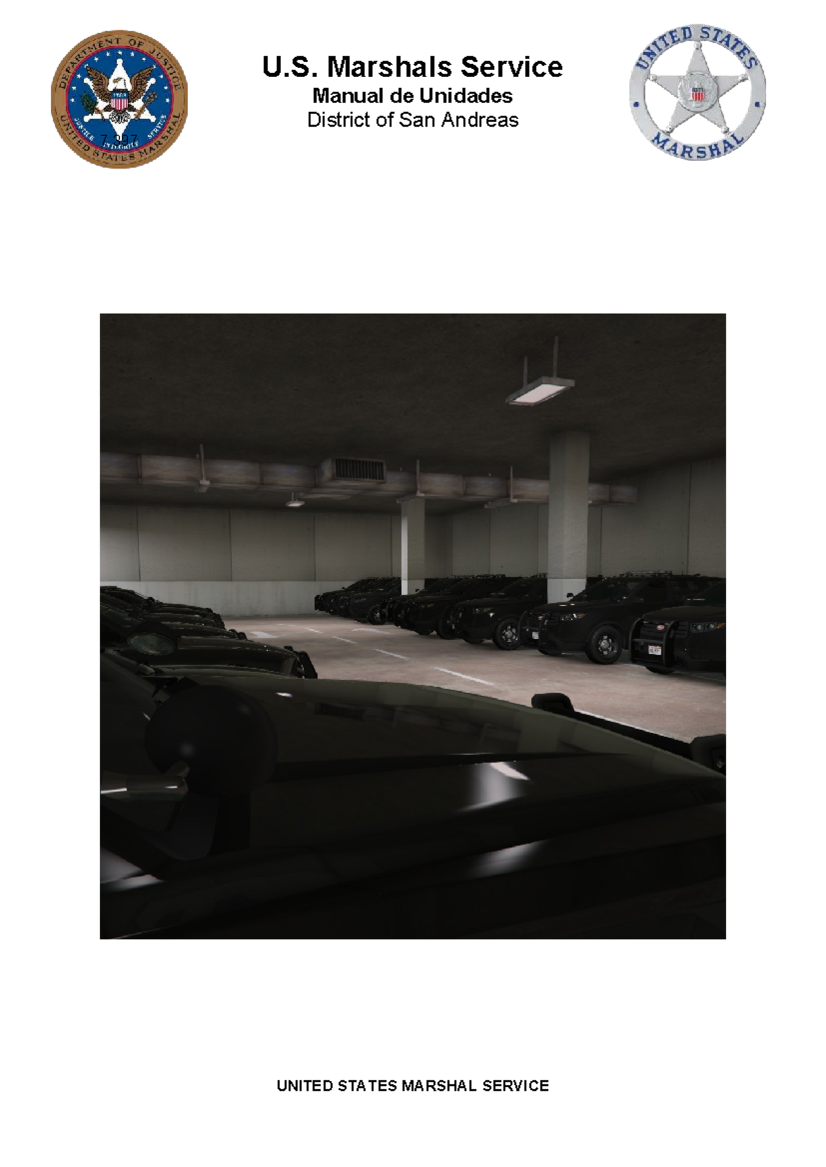U.S. Marshals Service 7.397 Unit Types Manual - San Andreas District ...
