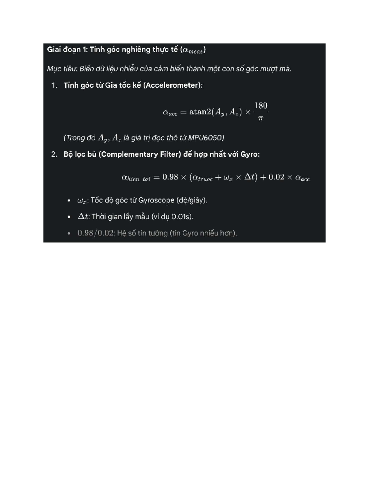 STM32F407 PID Design for Auto Balance Robot Project - Studocu