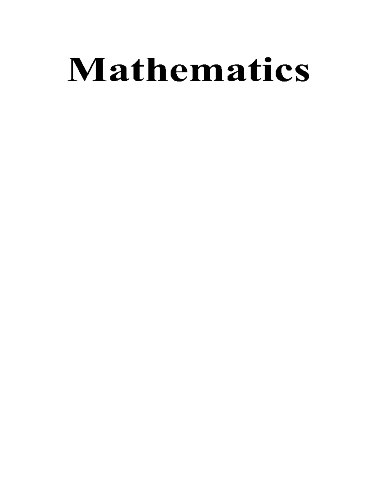Mathematics: JEE Mains Algebra Question Bank (Single Correct Choice ...