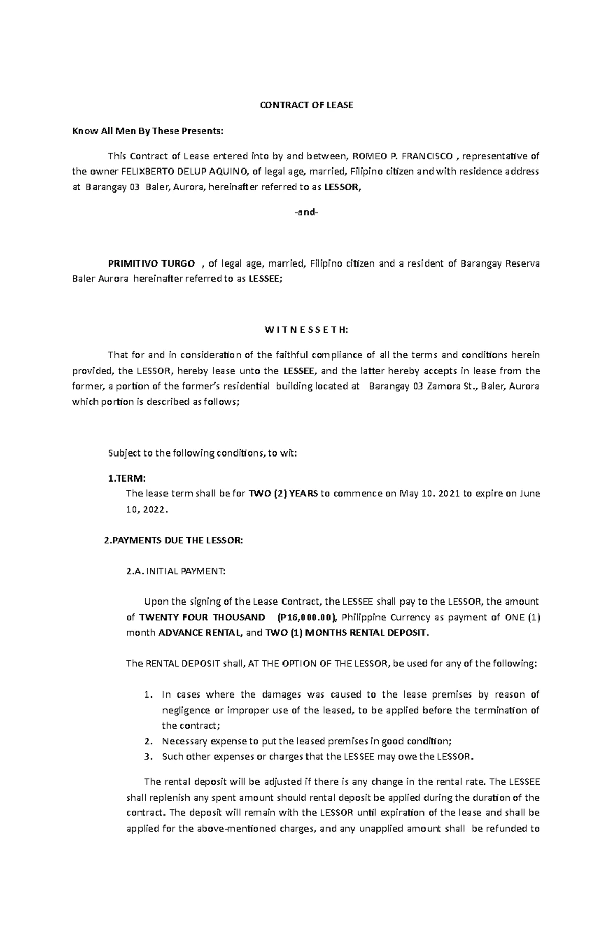 Accomplishment Report: Community Engagement at Barangay Bagtu 14th ...