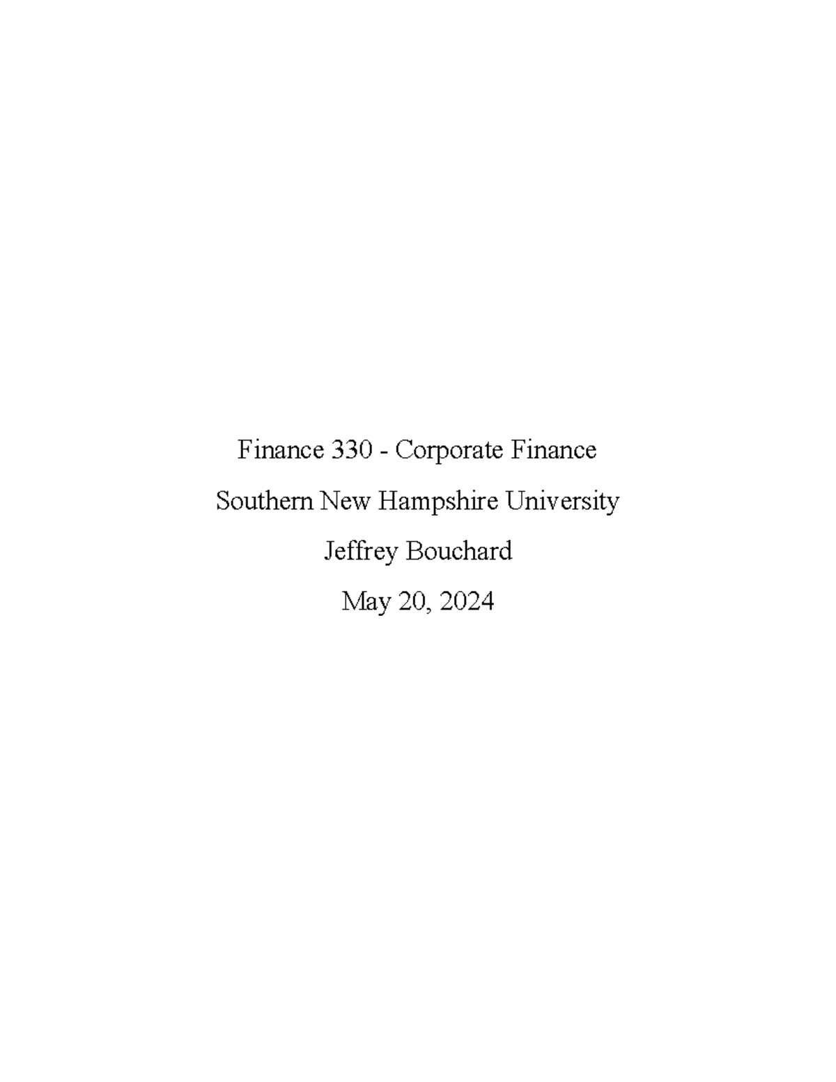 Finance 330 Milestone 1: Analyzing Apple Inc.'s Market Position and ...