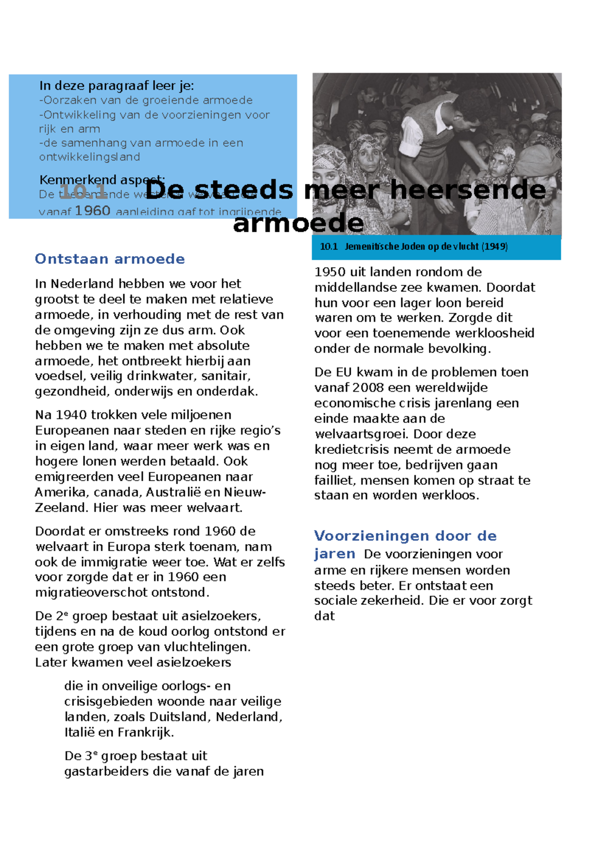 De Ontstaan van Armoede en Voorzieningen in Nederland en ...