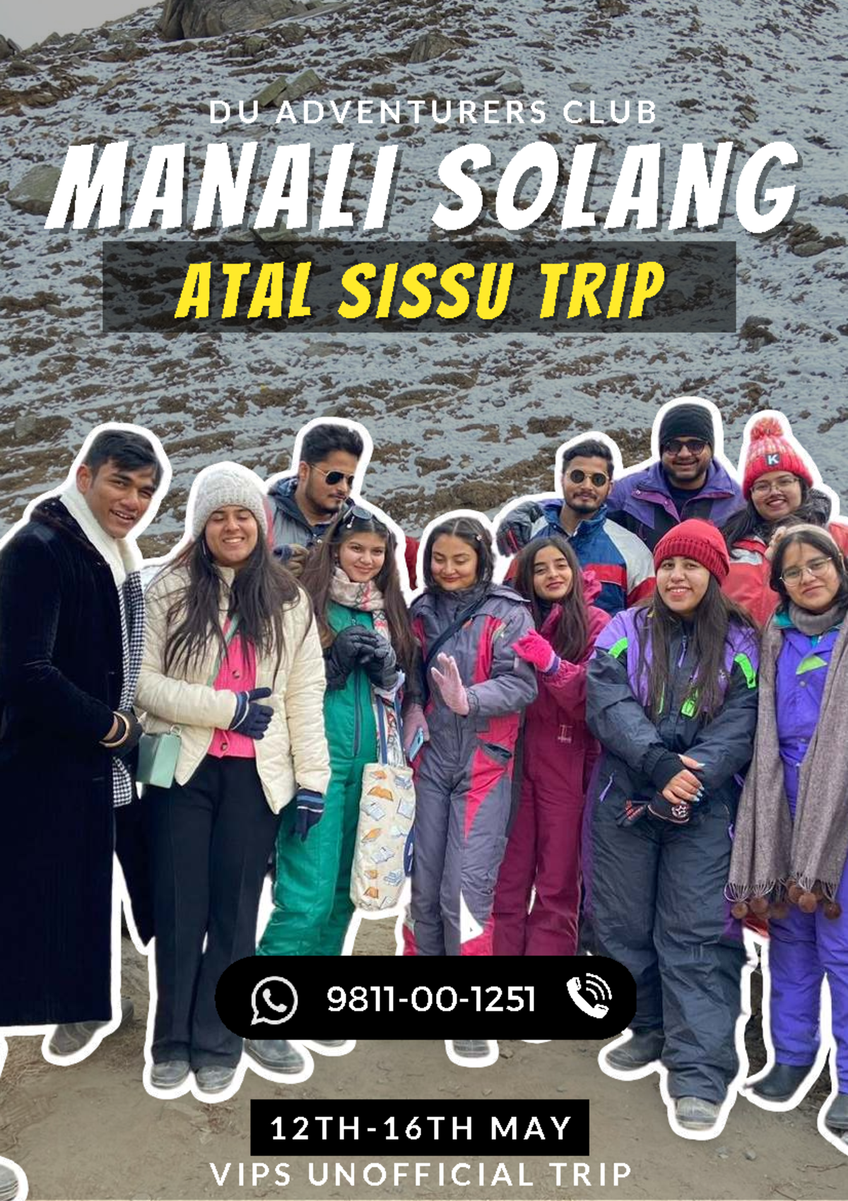 DU Adventurers Club Manali Solang 4N5D Trip Highlights - Studocu