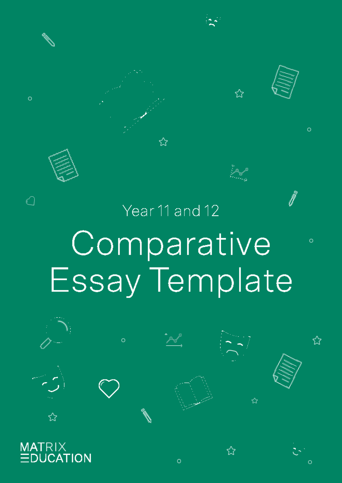 Year 11 & 12 Comparative Essay Planner Template - Studocu