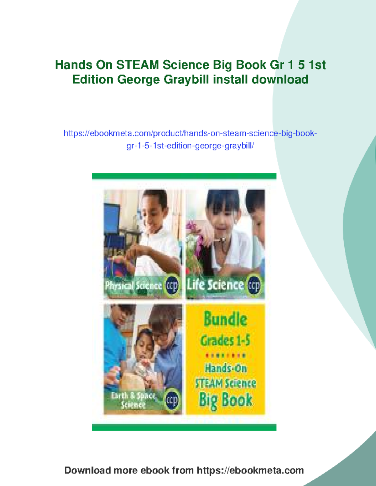 Hands-On STEAM Science Big Book for Grades 1-5: Activities & Concepts ...