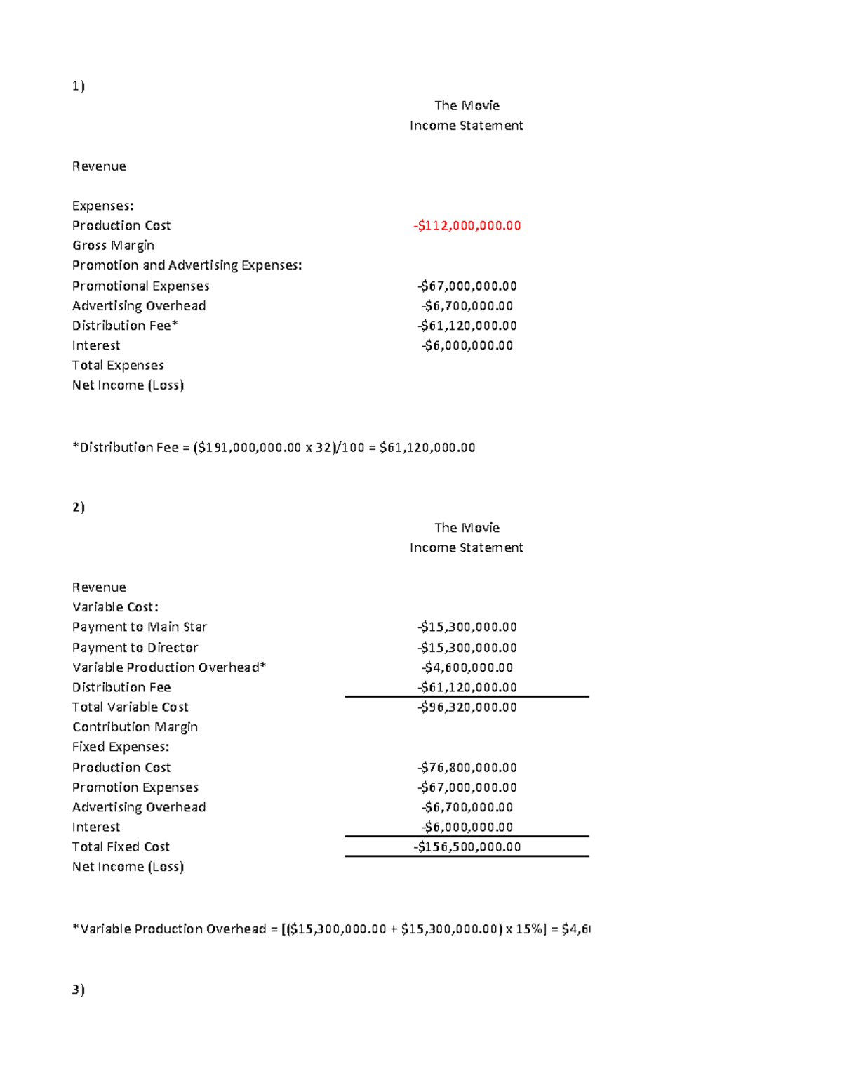 Case Study 2 - Movie Income Statement Analysis and Key Insights - Studocu
