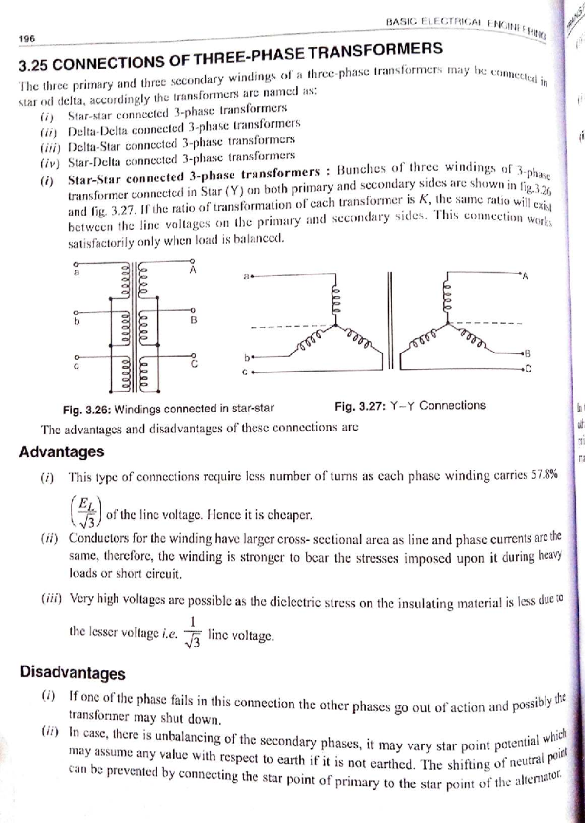 BEE 196 Chapter 3: Overview of Transformer Connections and Induction ...