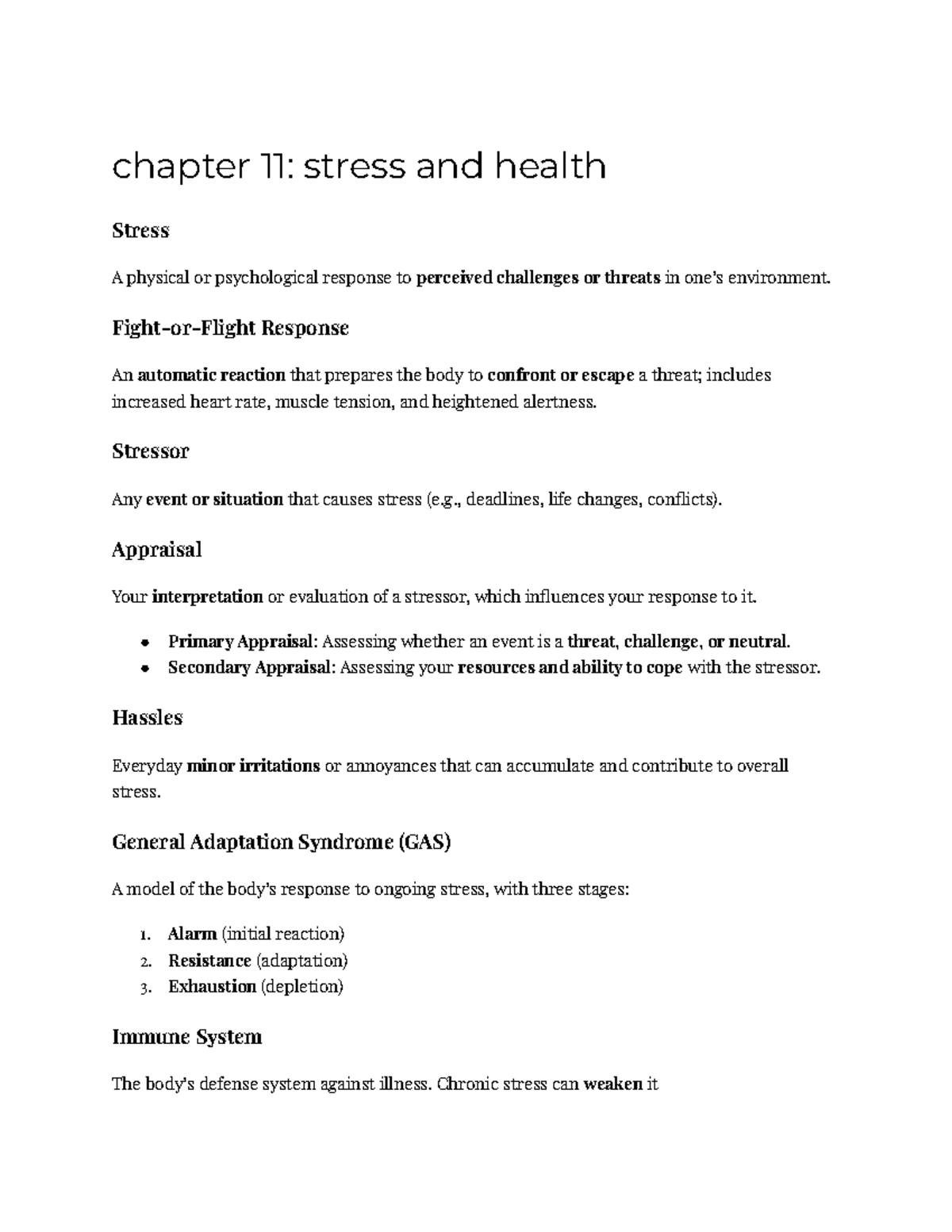 Psychology 101: Chapter Overview on Stress, Memory, and Consciousness ...