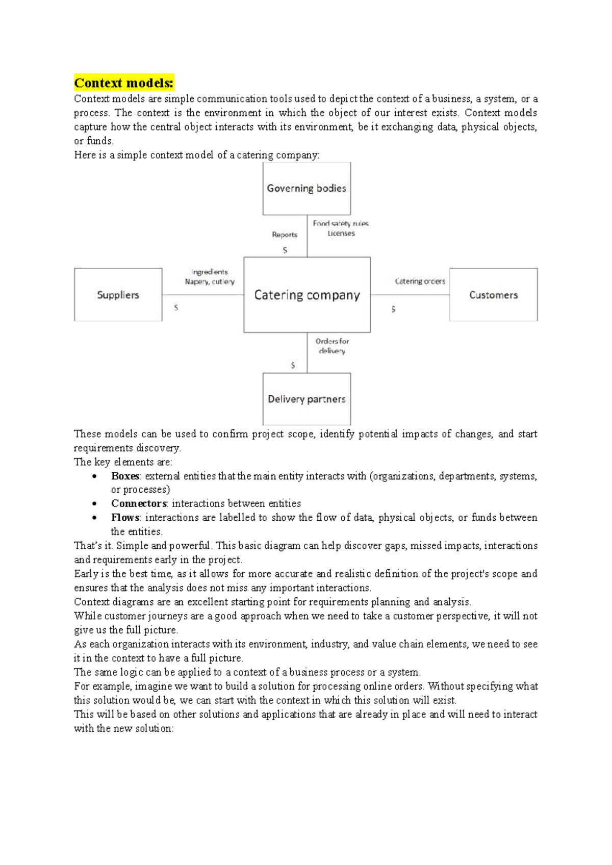 Lecture 4: Context Models and Interaction in Software Engineering - Studocu