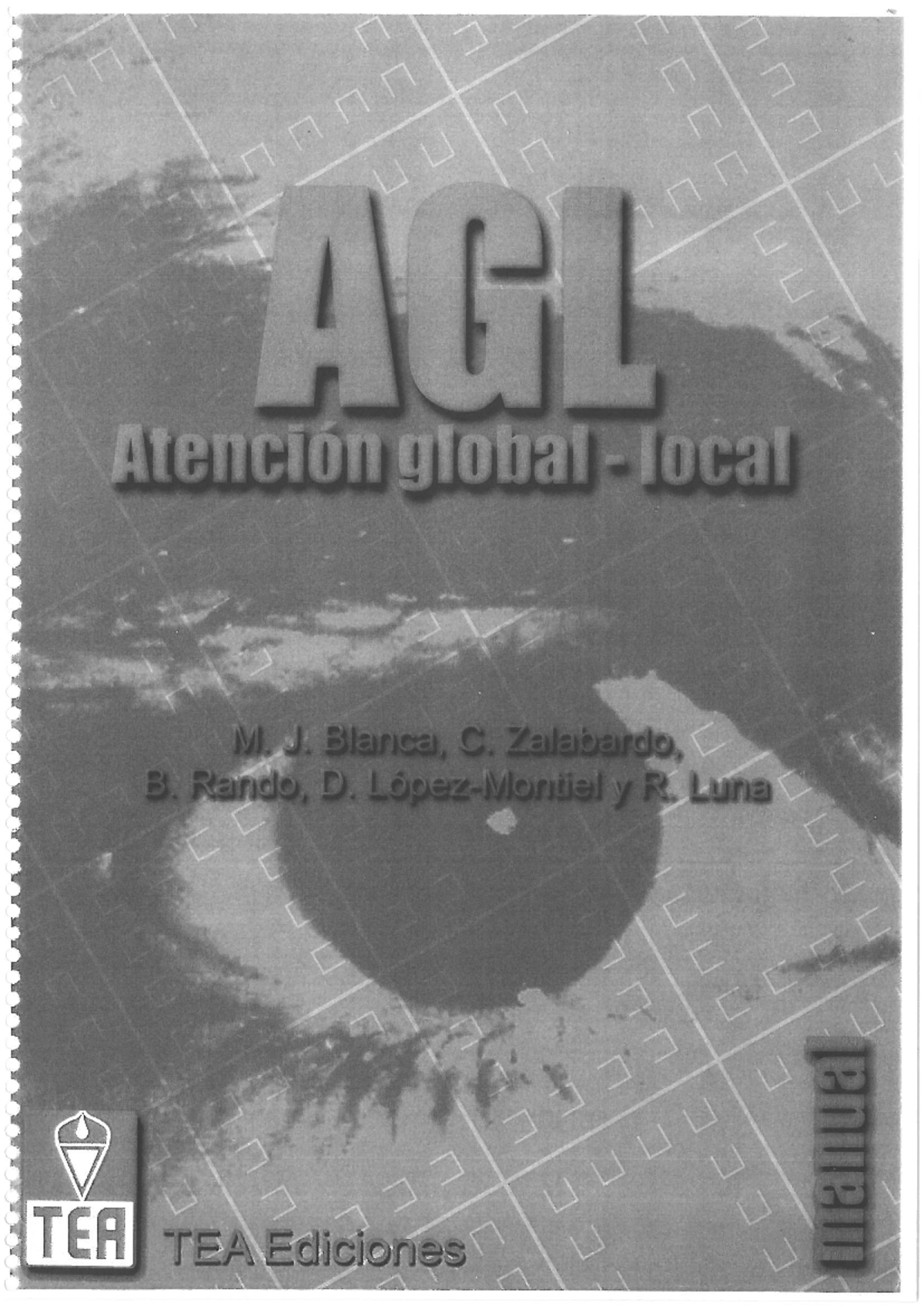 Agl Atención Manual De Evaluación Y Pruebas De Percepción Visual Studocu
