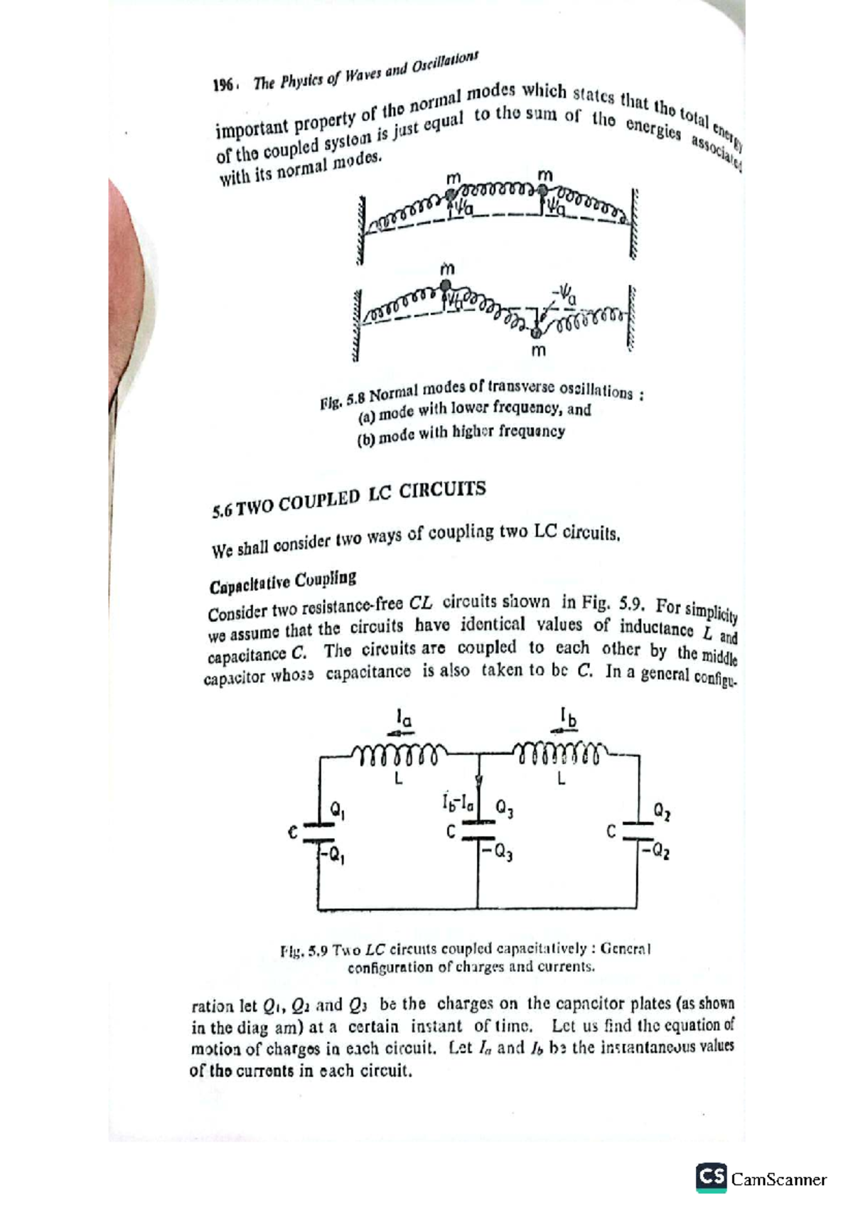 Capacitive and Inductive Coupling in Physics of Waves (PHY 196) - Studocu