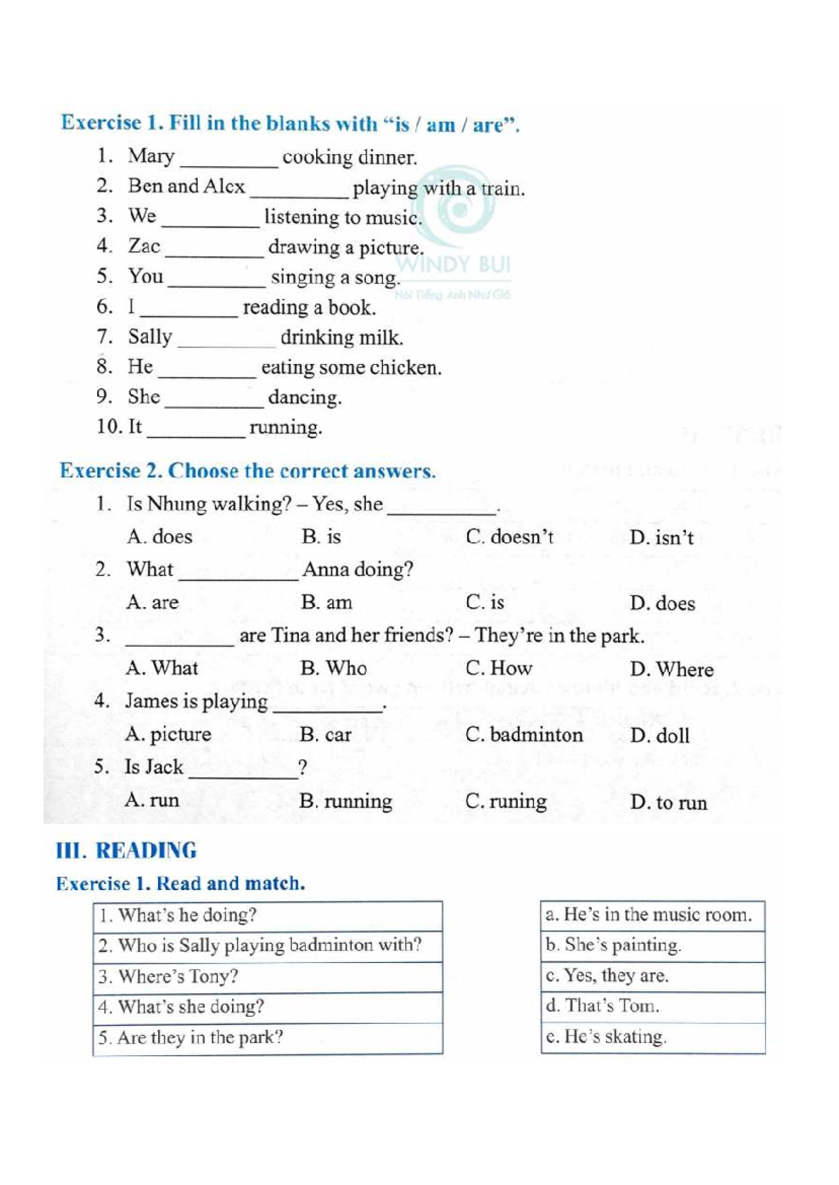 Lab edu 2 LE 3A Unit 19 - Exercise and Fill-in-the-Blanks Activities ...