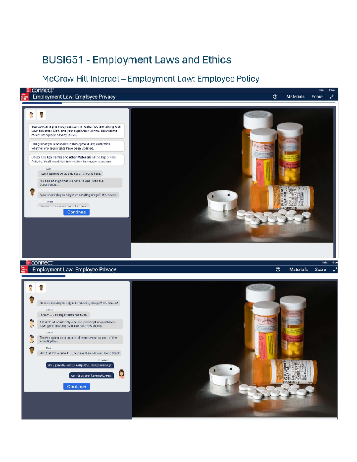 Interact - Employment Law Employee Privacy - BUSI651 - BUSI651 ...