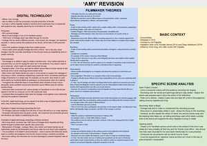 Film Studies - A2 - A Level - Sixth Form (A Levels) - Studocu