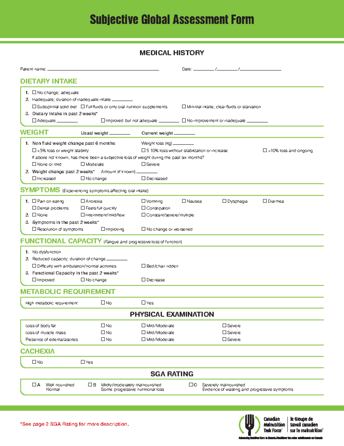 SGA Form - Lecture notes Lecture 11 - TM MC Subjective Global ...
