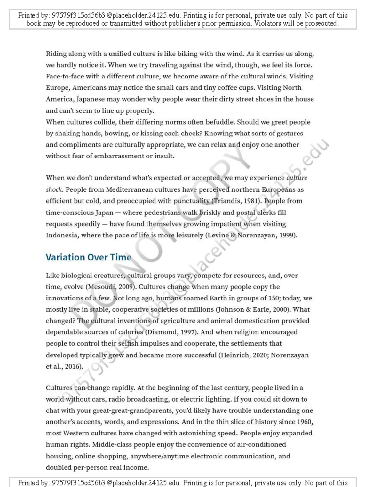 AP Psychology Study Guide – E-book: Cultural Influences on Behavior and ...