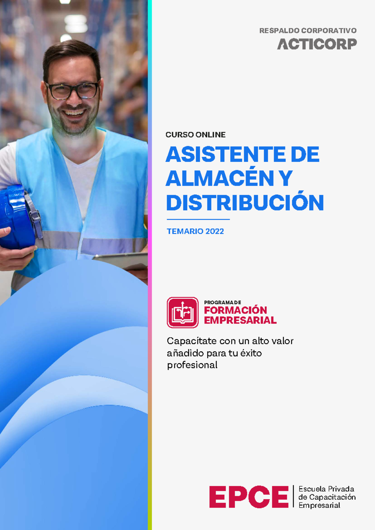 Brochure Asistente Almacen EPCE - Escuela Privada de Capacitación ...