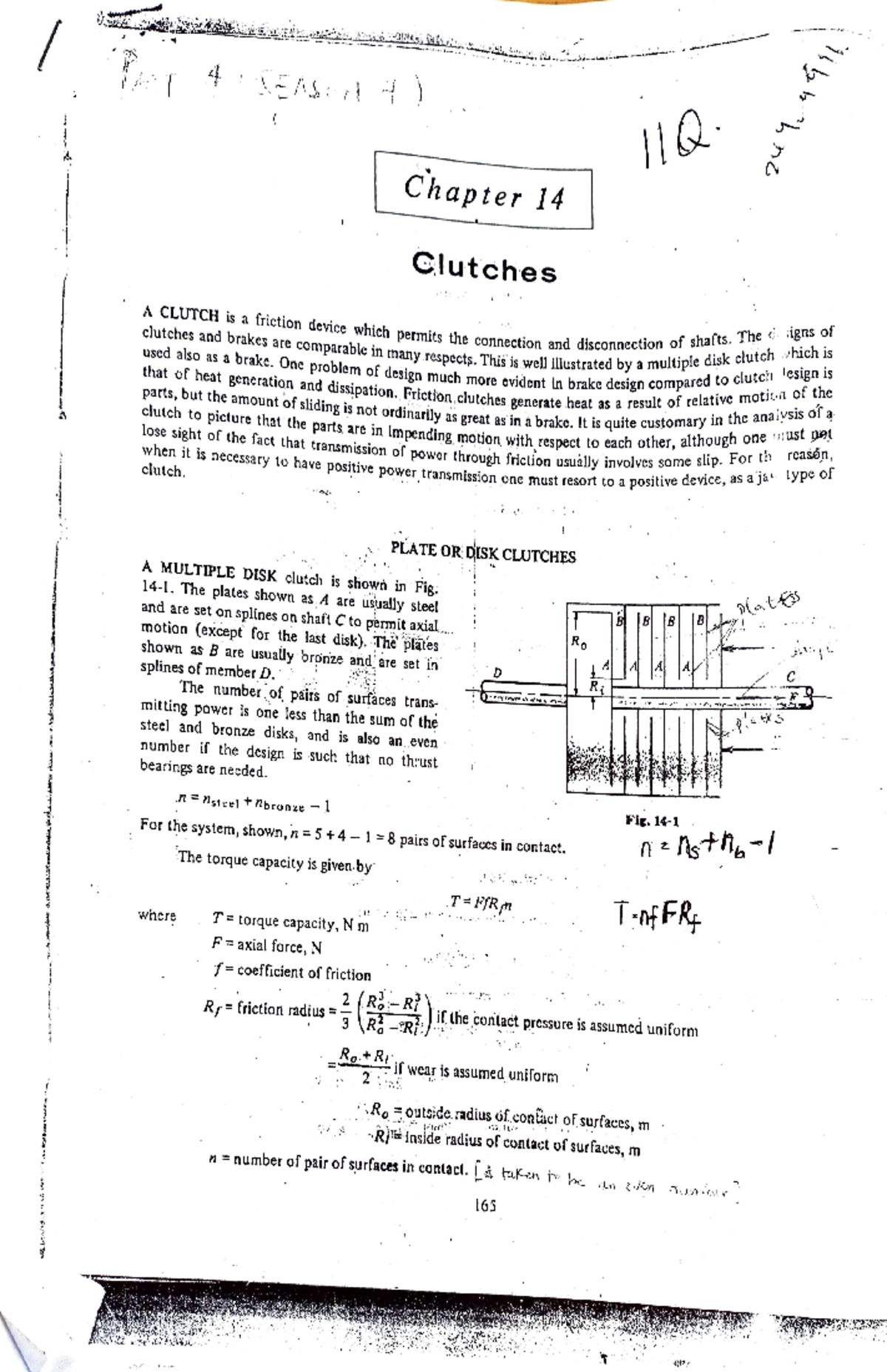 Pre332 Clutch Material Analysis and Design Concepts - Studocu