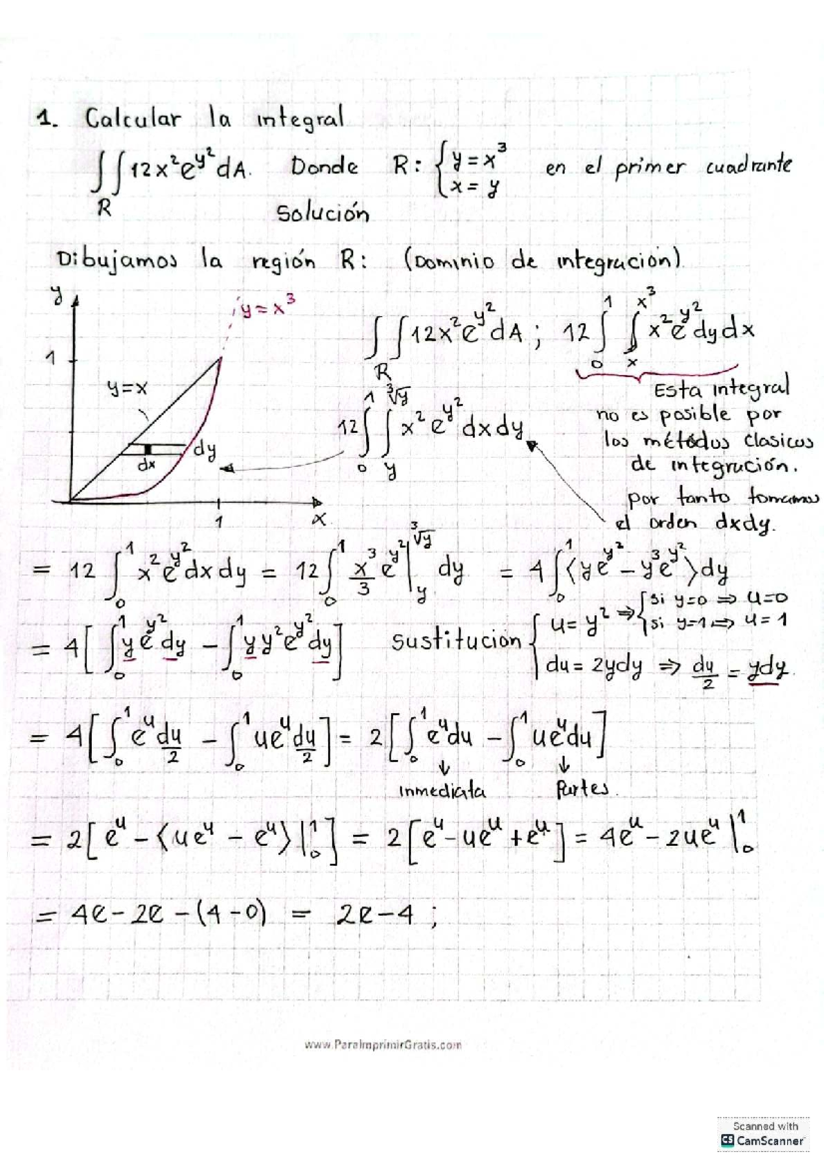 Cálculo de Integrales Dobles y Centro de Masa en R: Ejercicios y ...
