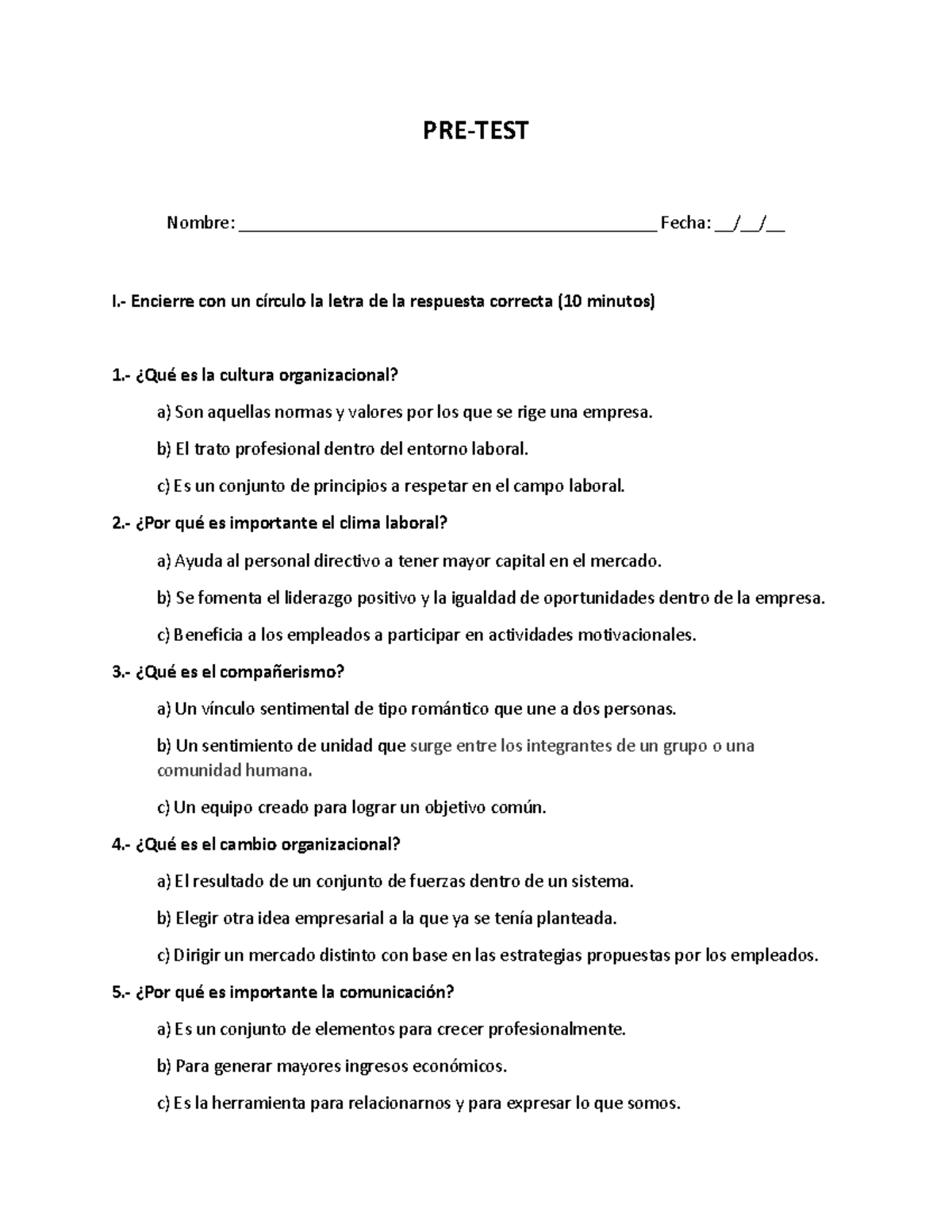 PRE-TEST - Los diseños de Pre Test y Post Test se utilizan ampliamente ...