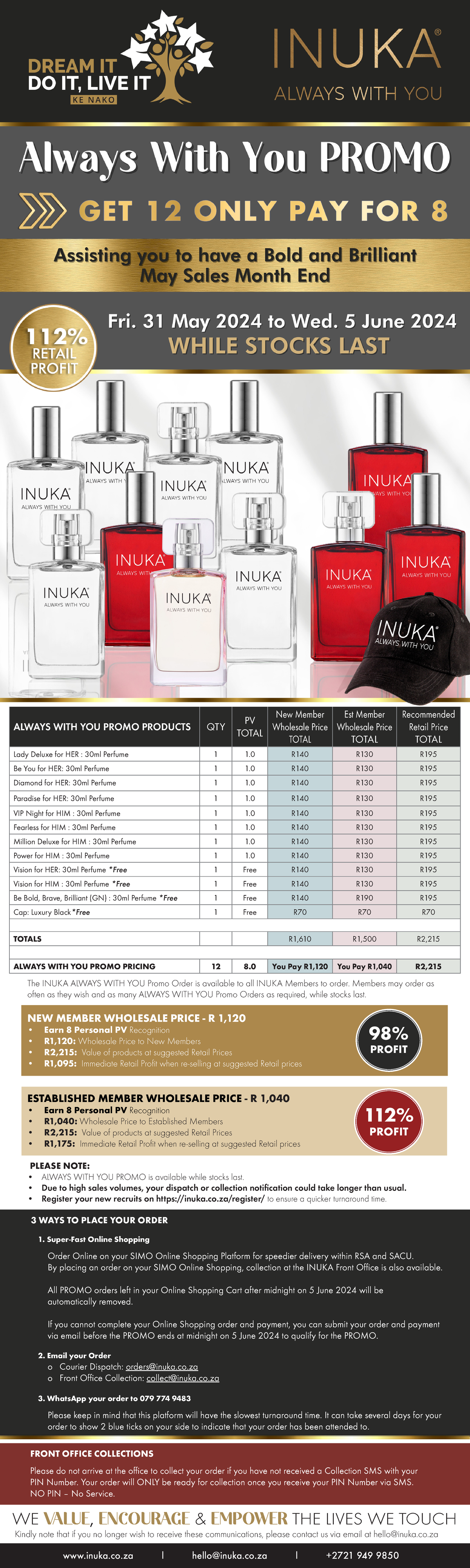INUKA ALWAYS WITH YOU Promo Overview and Pricing Details - MAY 2024 ...