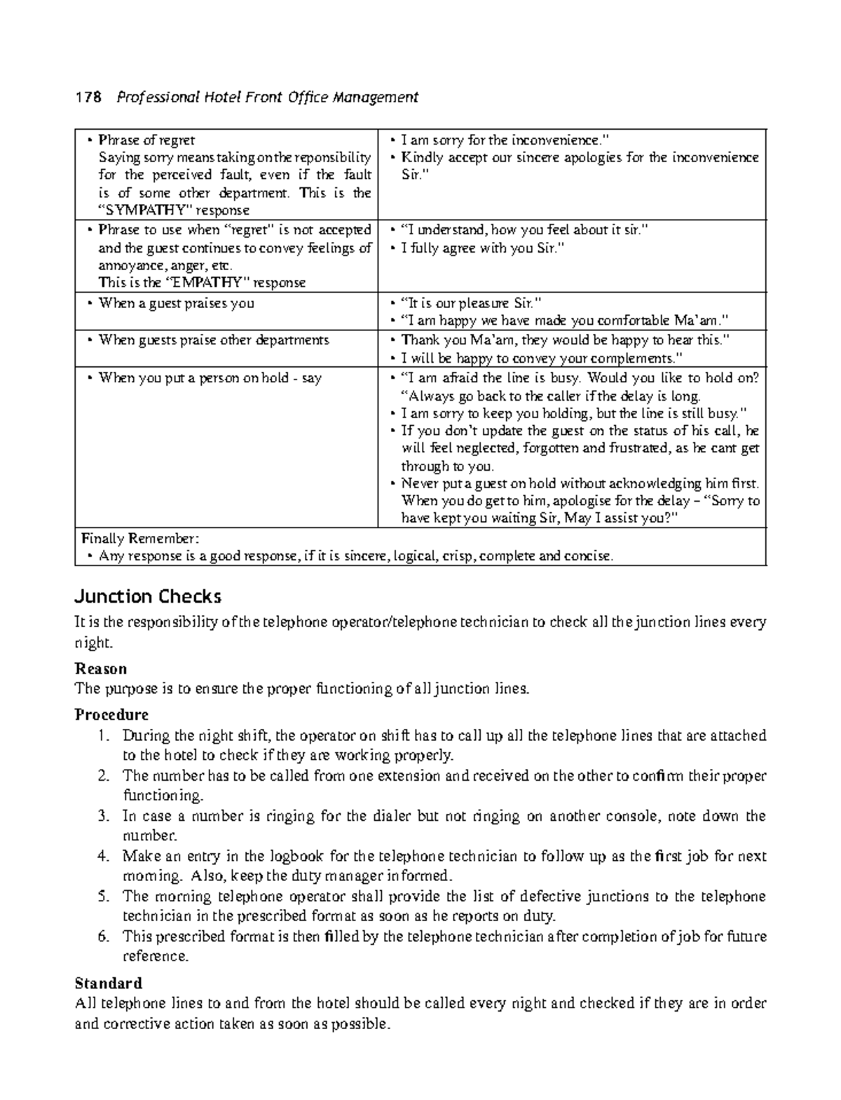 Professional Hotel Front Office Management-60 - 9 1 - Studocu