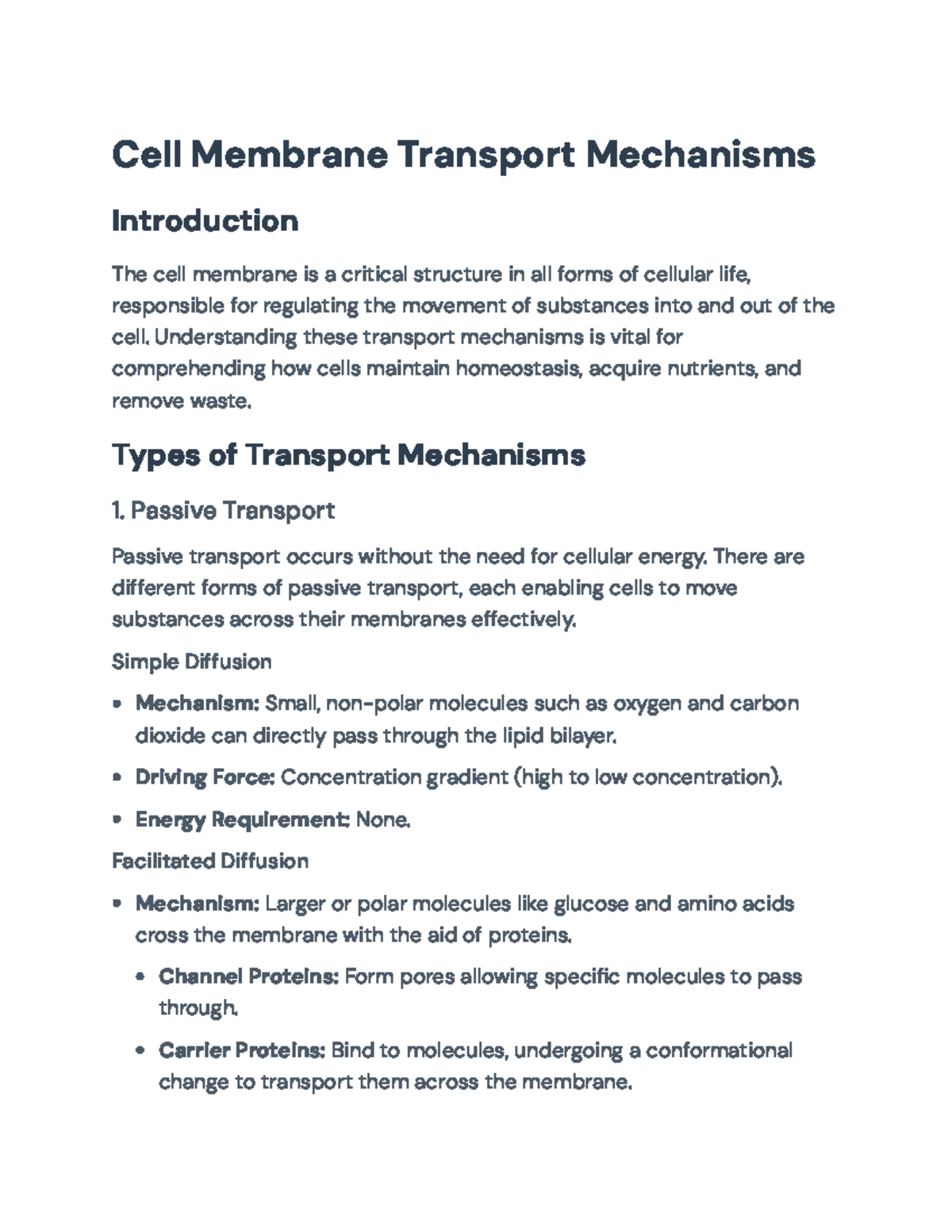 Cell Membrane Transport Mechanisms: Function and Types Explained - Cell ...