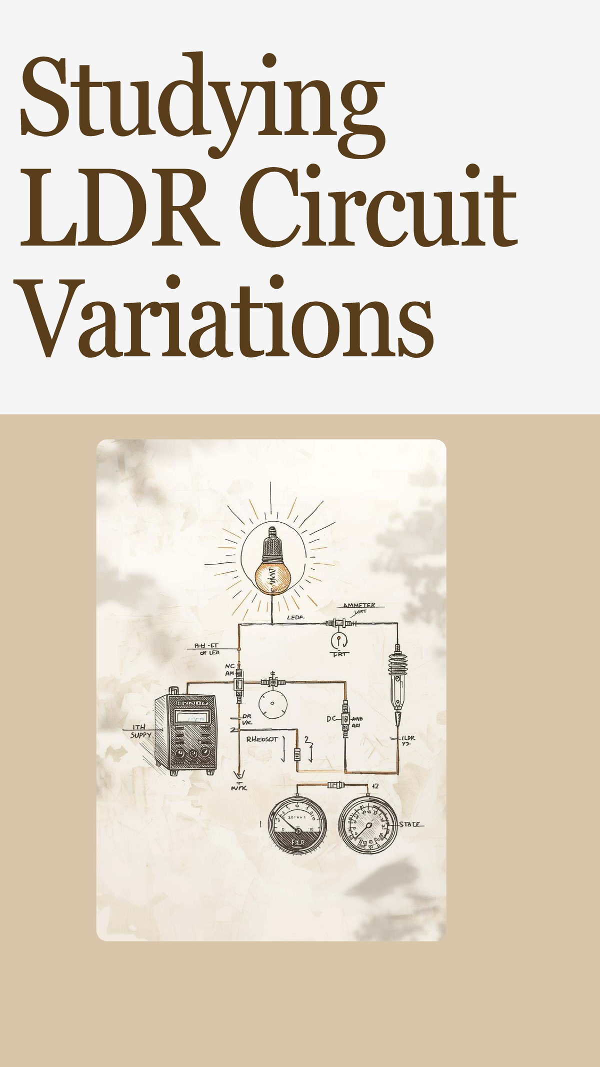 Presentation - LDR Circuit Variations: Exploring Current & Light ...