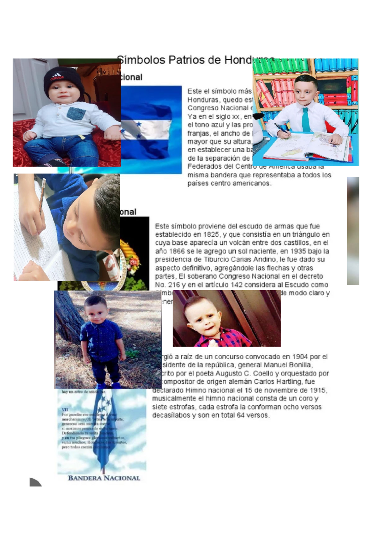 Símbolos Patrios de Honduras: Material Didáctico (THA-101) - Studocu