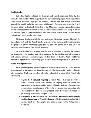 Life and Works of Dr. Jose Rizal - Chapter 1: Advent of a National Hero ...