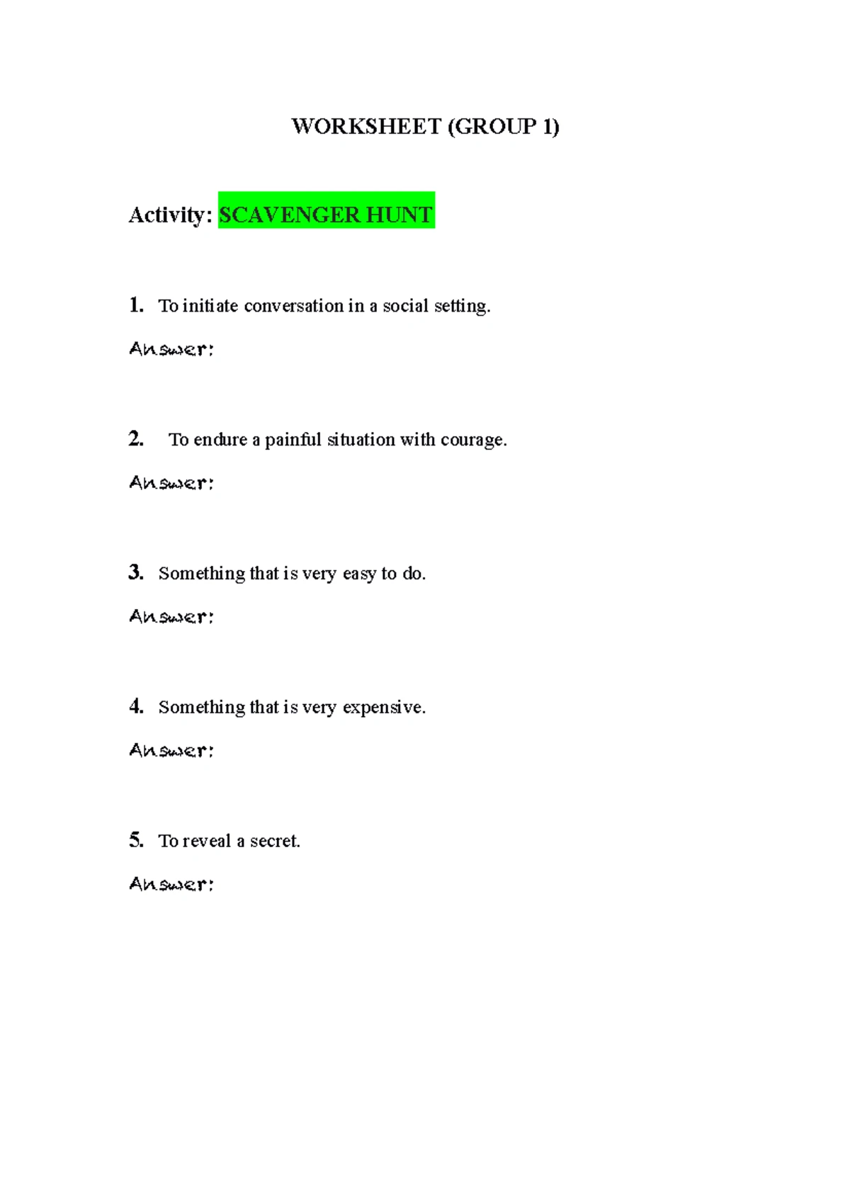 Subject Pronouns ESL Lesson Plan (A1 Level) for Kids - Studocu