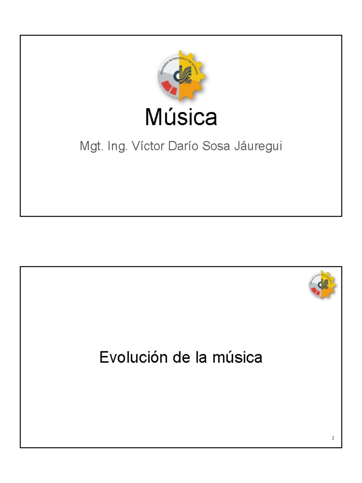489883348 Musica 02 Evolucion de la musica - Música Mgt. Ing. Víctor ...