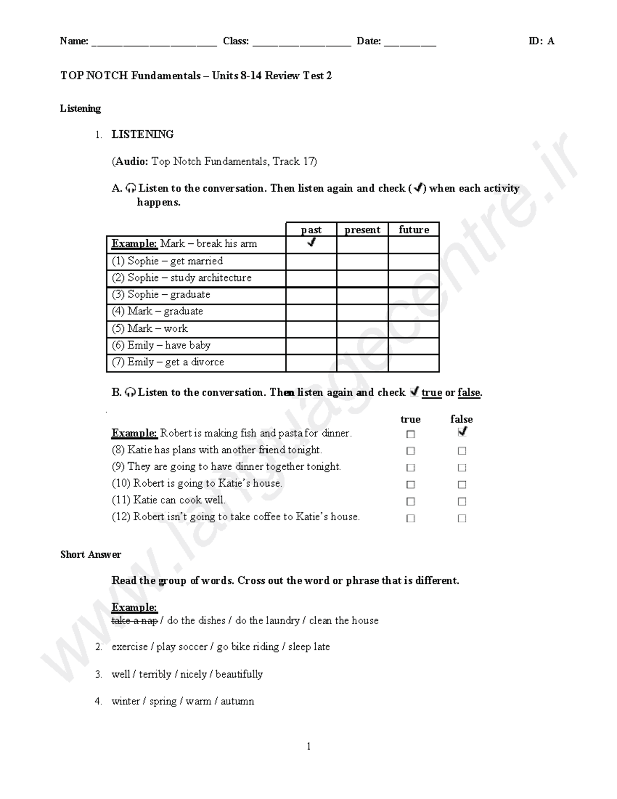 Units 8-14 Final Exam Study Guide for Fundamentals b - Studocu
