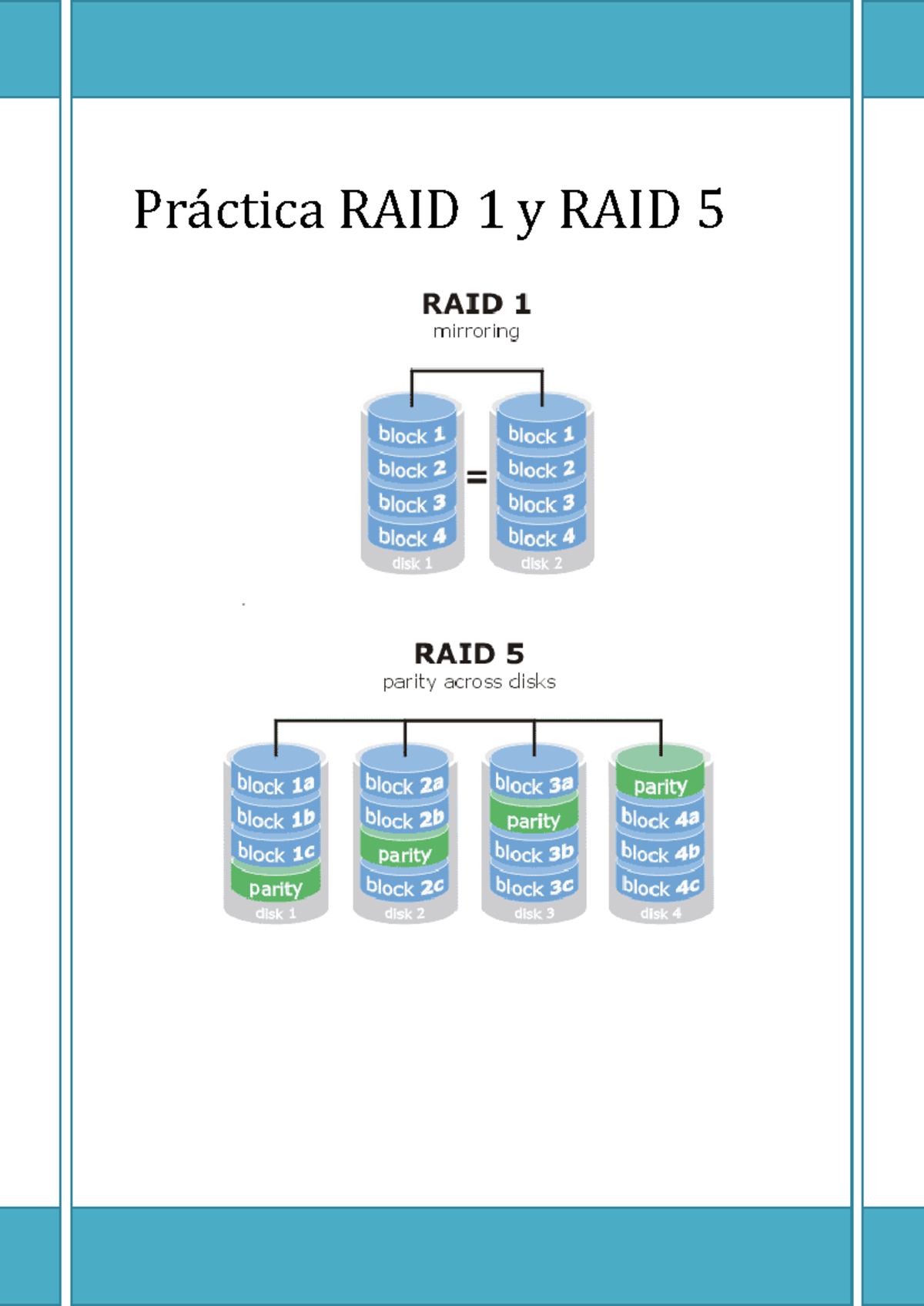 Práctica de Configuración RAID 1 y RAID 5 en Windows - Informática ...