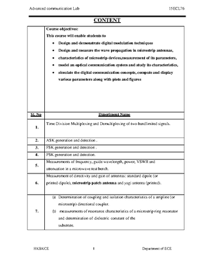 6ecesch - VI Sem Course Structure & Exam Scheme (2023-24) - Studocu