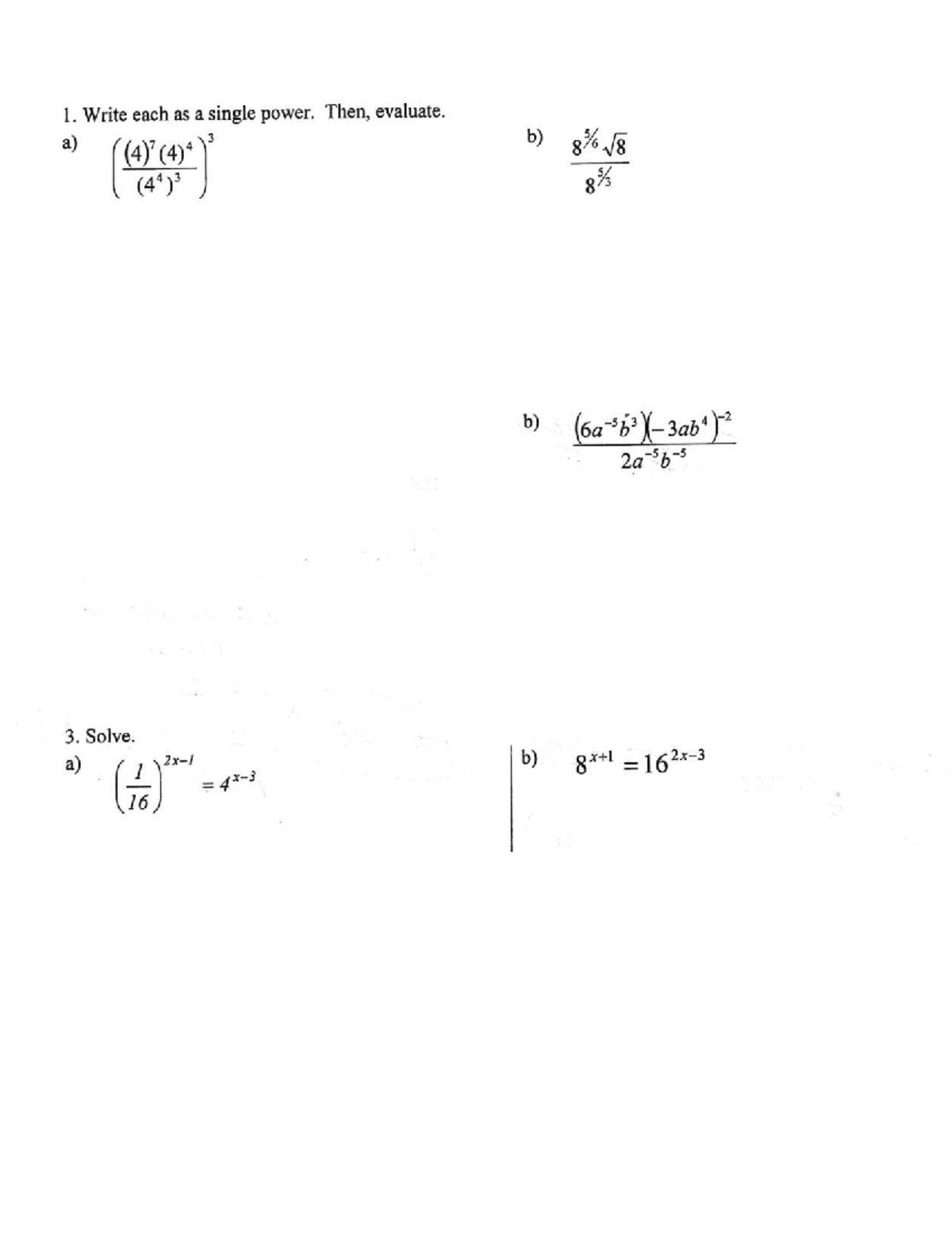Ethan Unit 4 Test: Exponential Functions & Models - Studocu