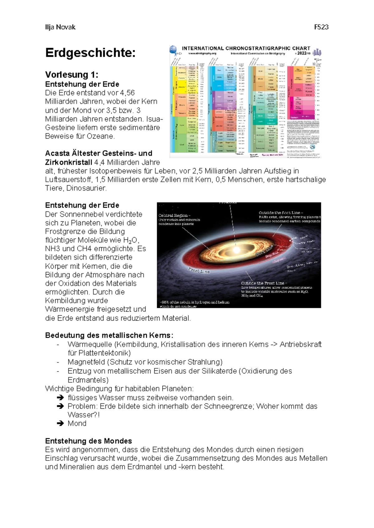 Erdgeschichte Zusammenfassung: Entstehung und Entwicklung der Erde ...