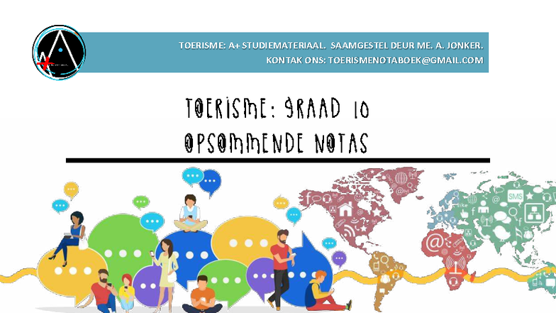 Gr 10 TOER: OPSOMMING VAN VERBALE EN GESKREWE KOMMUNIKASIE NOTAS - Studocu