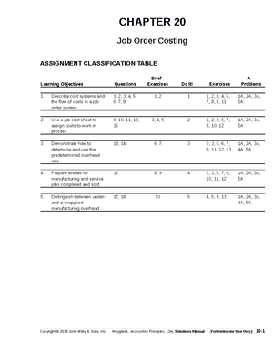 Chapter 5 Accounting Principles 13th Edition Solution Manual - CHAPTER 5 Accounting for - Studocu