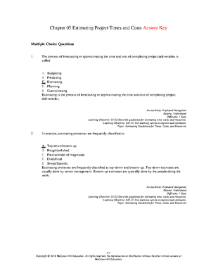 Project Management The Managerial Process Chap 09 Solution Manual - Chapter 9 Reducing Project ...