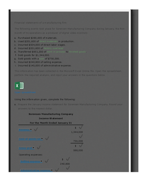 ACC 315 Project Two - assignment for acc 315 - Posey’s Pet Emporium To ...