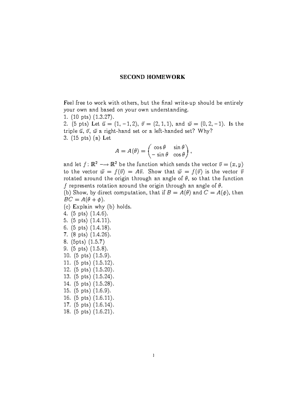 MIT18 022F10 Homework 2 - Calculus Problems and Solutions - Studocu