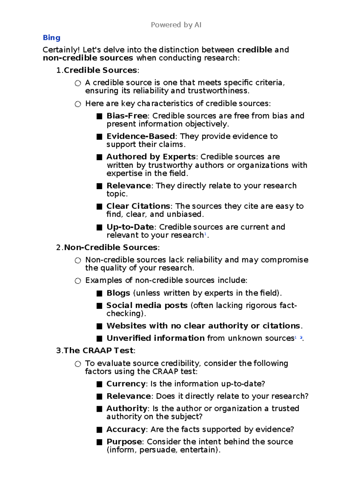 Understanding Credible Sources for Research Topics: Key Criteria ...