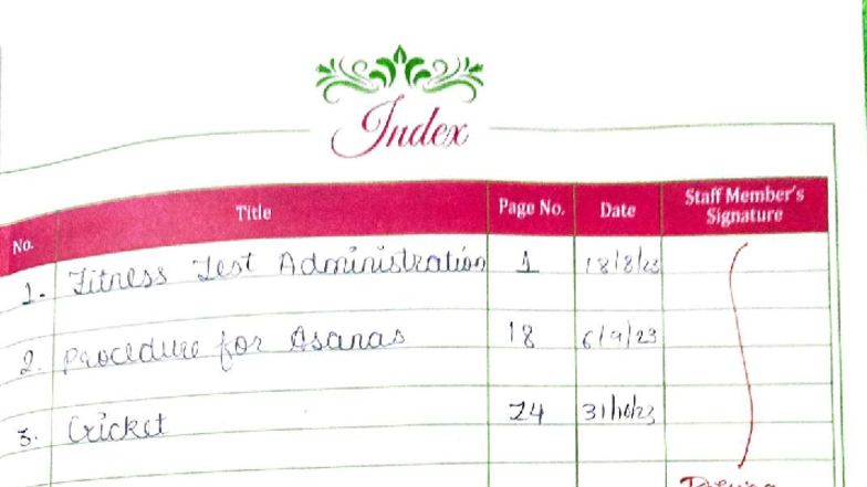 12th Grade Physical Education Journal: Fitness Test Procedures - Studocu