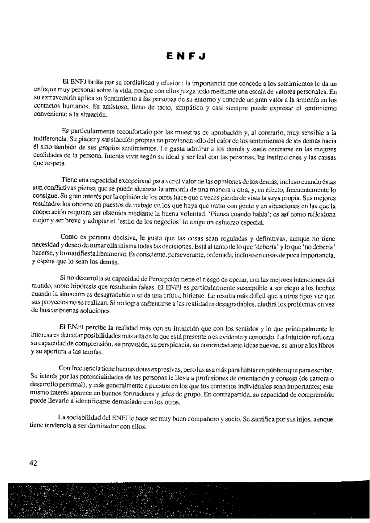 Tipos caracterológicos de Jung (2) - ENFJ y su Personalidad - Studocu