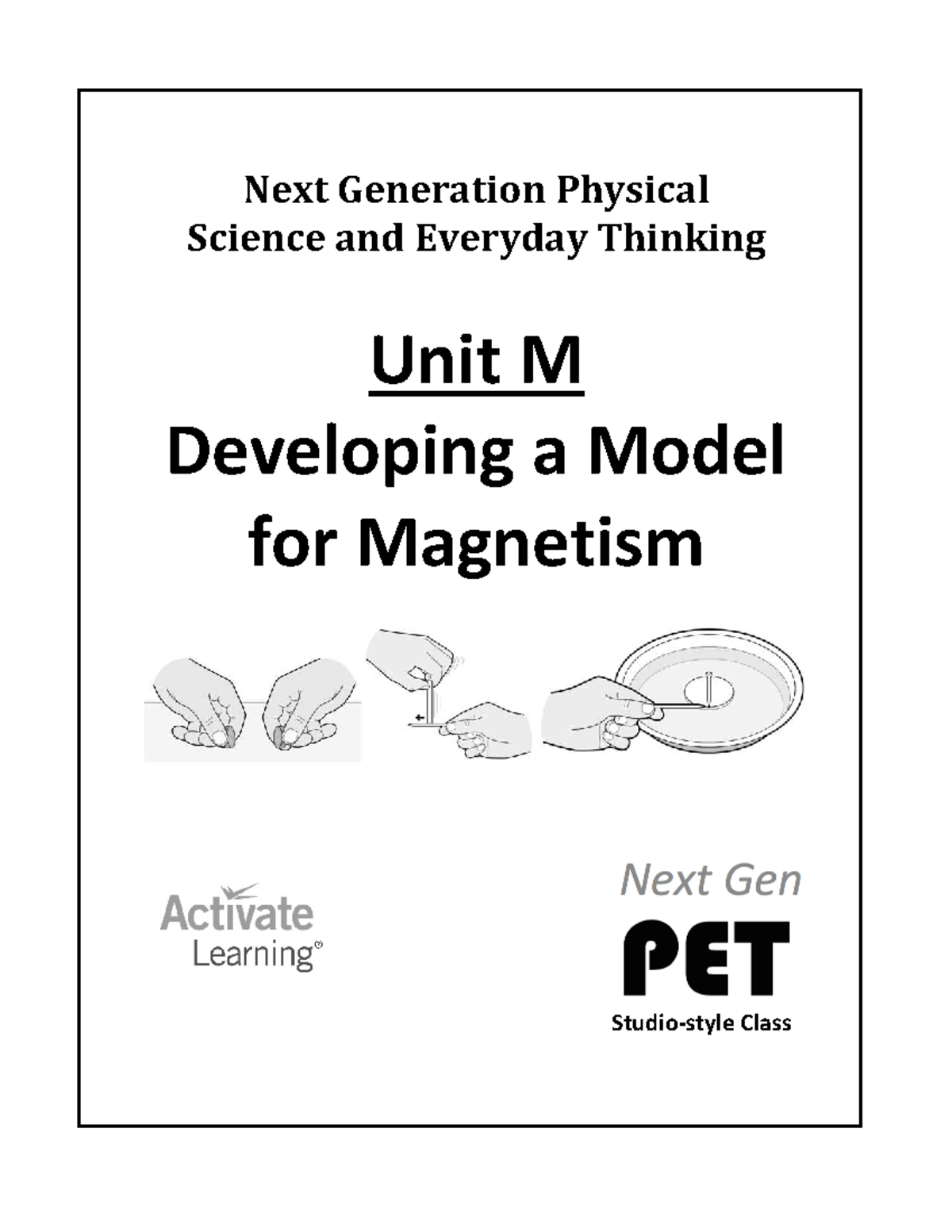 Unit M: Developing Models for Magnetism - Activity Guide - Studocu