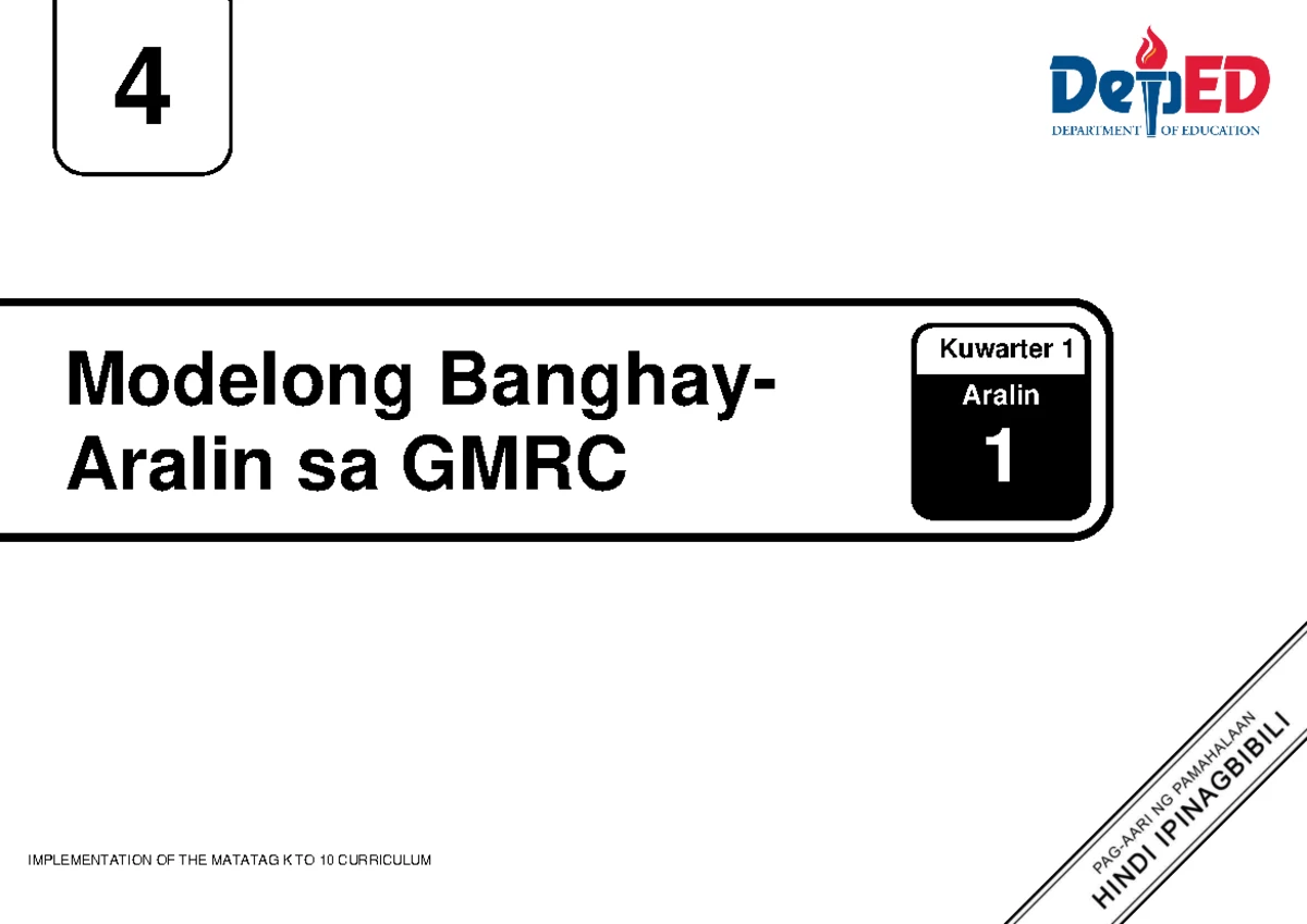 Q1 LE Araling Panlipunan 4: Modelong Banghay Aralin Baitang 7, Linggo 1 ...