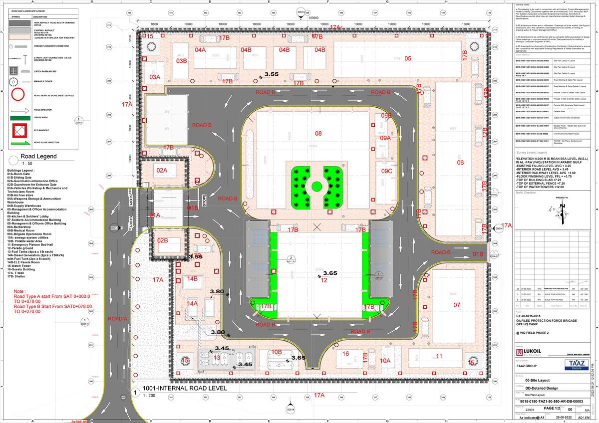 General Notes and Layout Plans for Project 9800 04A - Studocu