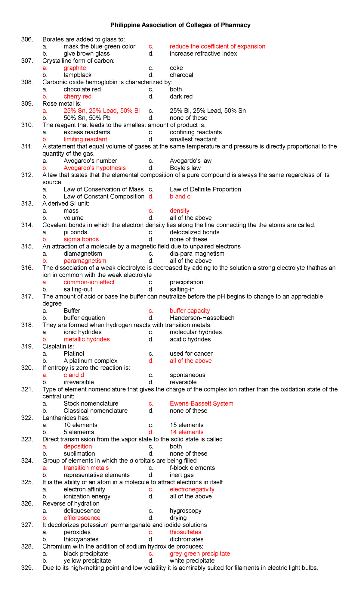 pharmaceutical-chemistry-answer-key-pink-pacop-pdf-free - Borates are ...